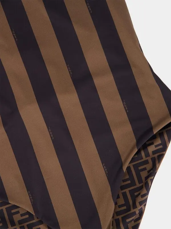 Fendi Ff Pequin Reversible Swimsuit