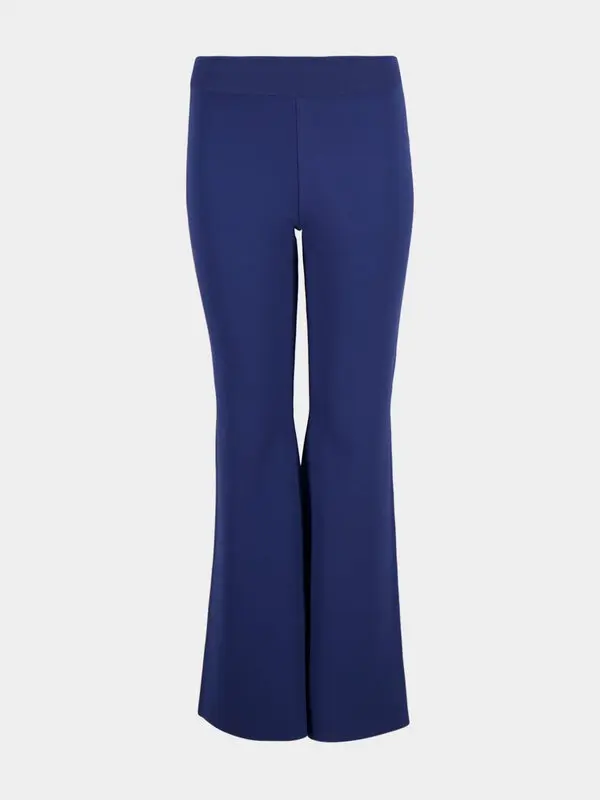Stella McCartney Iconic Flared Knit Trousers - Blue