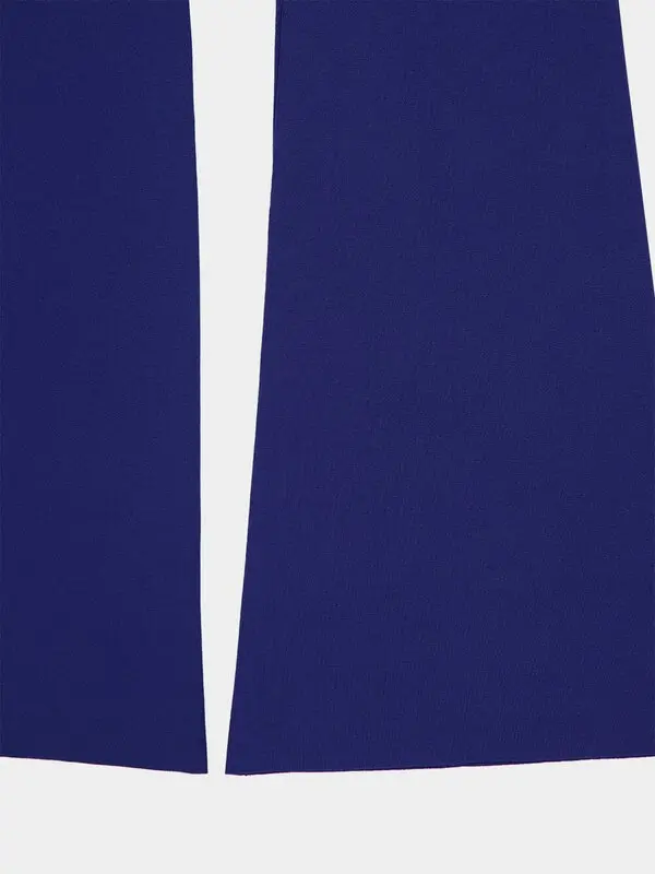 Stella McCartney Iconic Flared Knit Trousers - Blue