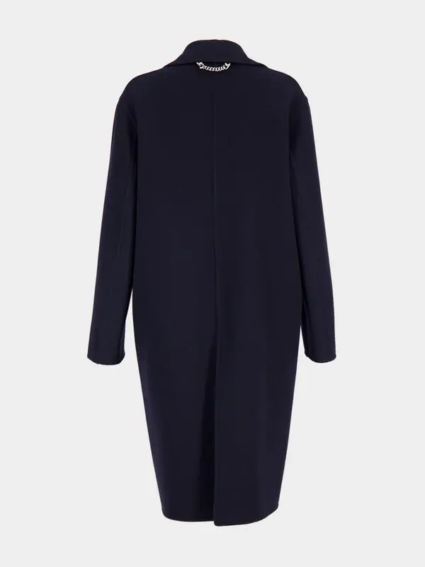 Stella McCartney Iconic Wool Coat - Blue