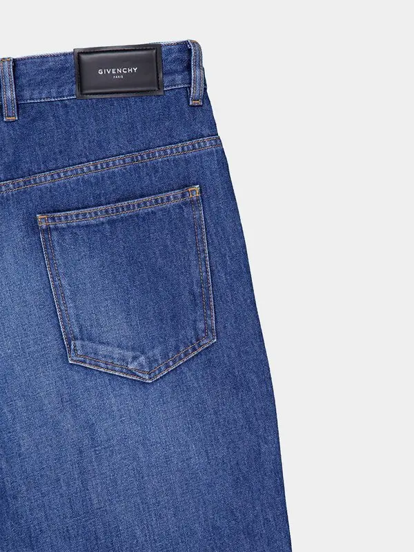 Givenchy Medium Shadow Washed Straight Jeans