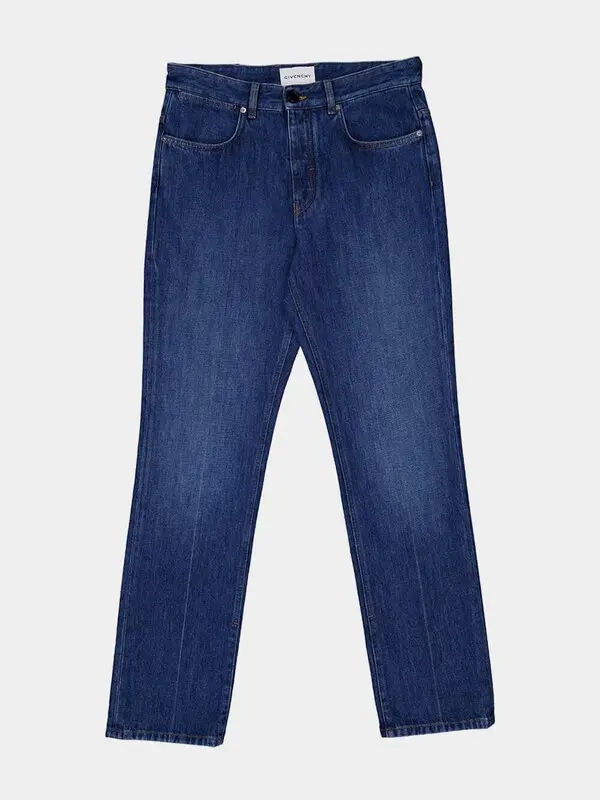 Givenchy Medium Shadow Washed Straight Jeans