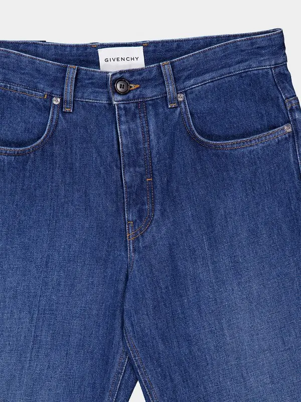 Givenchy Medium Shadow Washed Straight Jeans