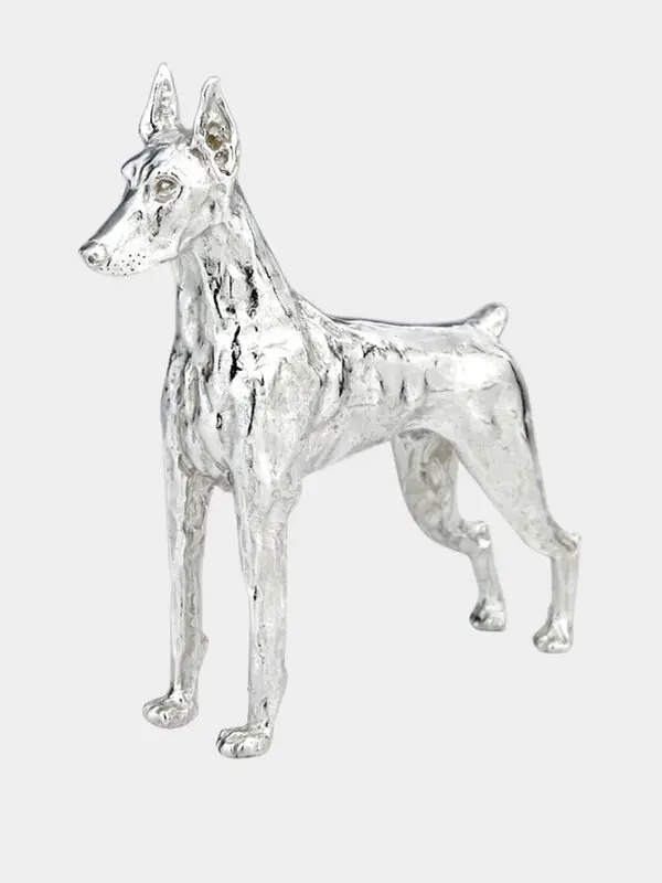 LEITÃO &AMP; IRMÃO Leitão & Irmão Dobermann Sculpture - Silver