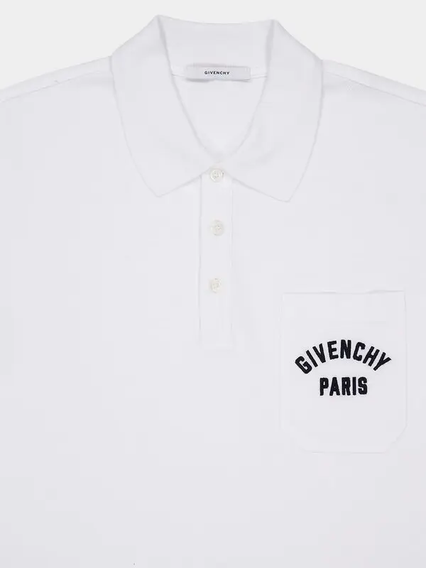 Givenchy Cotton Polo Shirt - White