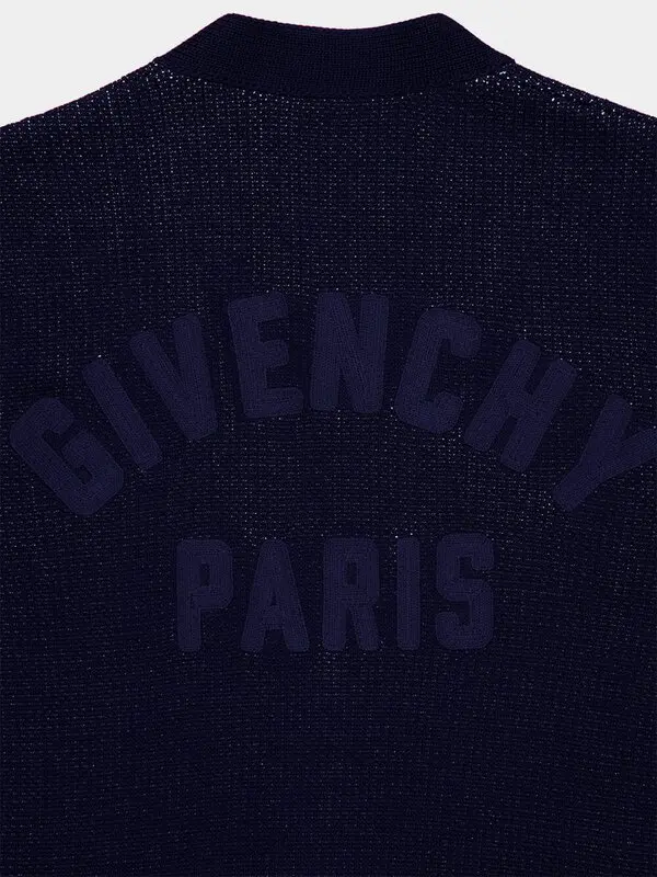 Givenchy Cotton V-neck Cardigan - Blue