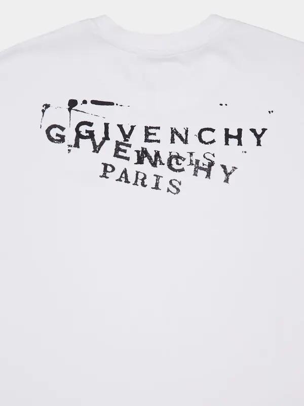 Givenchy Logo Stamp T-shirt - White