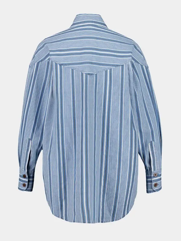 PAULA Brenda Denim Stripes Overshirt