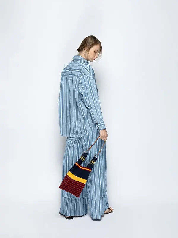 PAULA Brenda Denim Stripes Overshirt