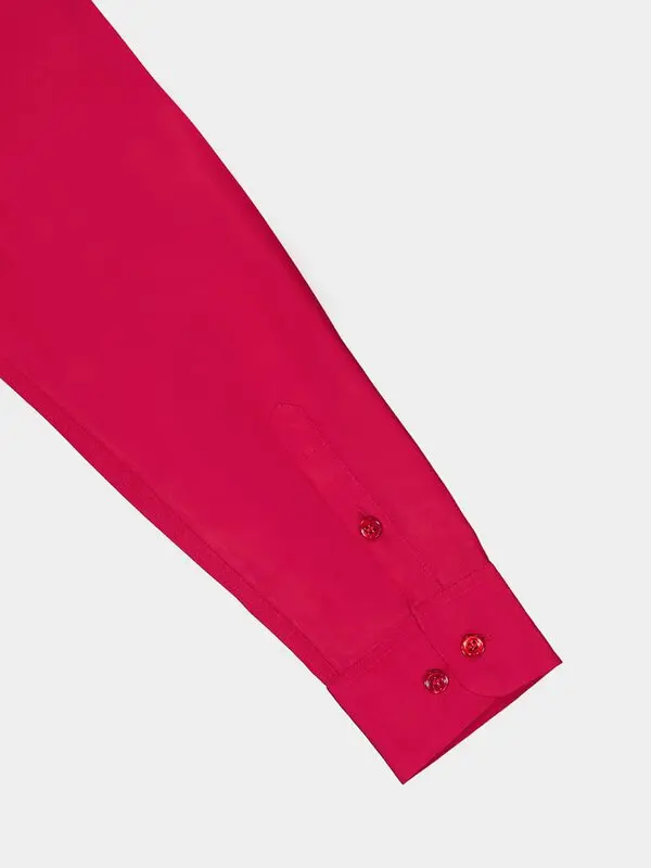 PAULA Ametista Dahlia Silk Shirt - Red