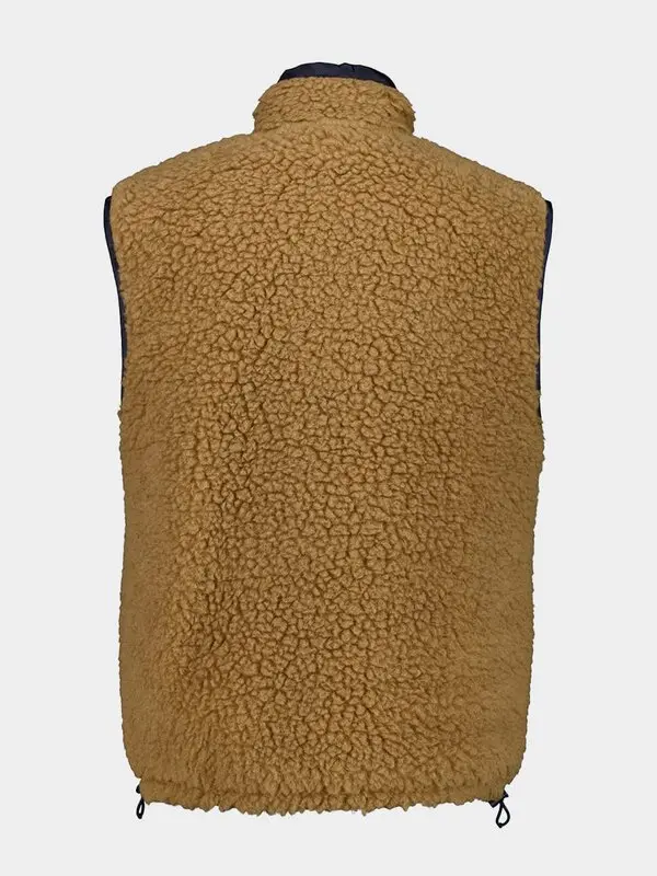 Miu Miu Teddy Down Vest - Brown
