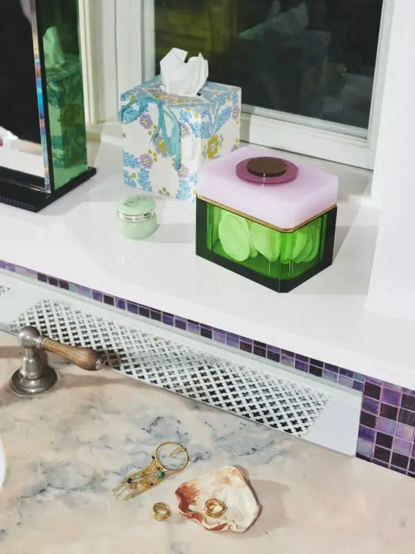 REFLECTIONS COPENHAGEN Green Eye Crystal Trinket Box