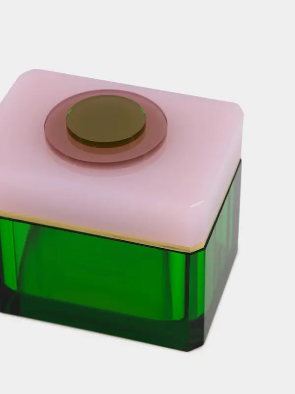 REFLECTIONS COPENHAGEN Green Eye Crystal Trinket Box