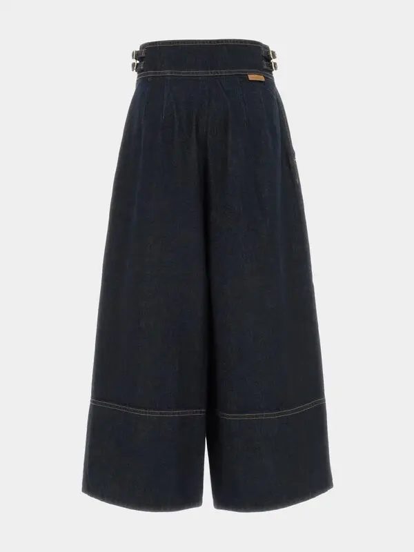 Zimmermann Night Sky Rebellion Denim Tailored Trousers - Blue