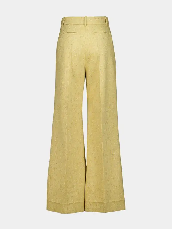 Valentino Garavani Virgin Wool Wide-leg Trousers