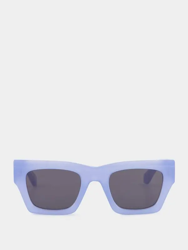 Off-White Davie Rectangular Sunglasses - Blue