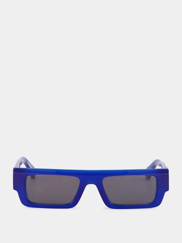 Off-White Pittsburgh Rectangle Sunglasses - Blue