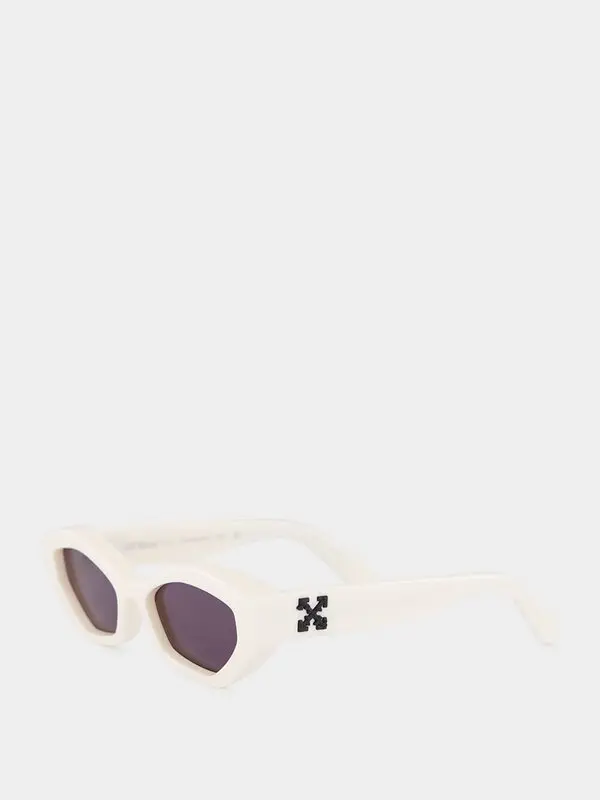 Off-White Hilo Cat-eye Sunglasses - White