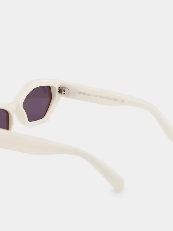 Off-White Hilo Cat-eye Sunglasses - White