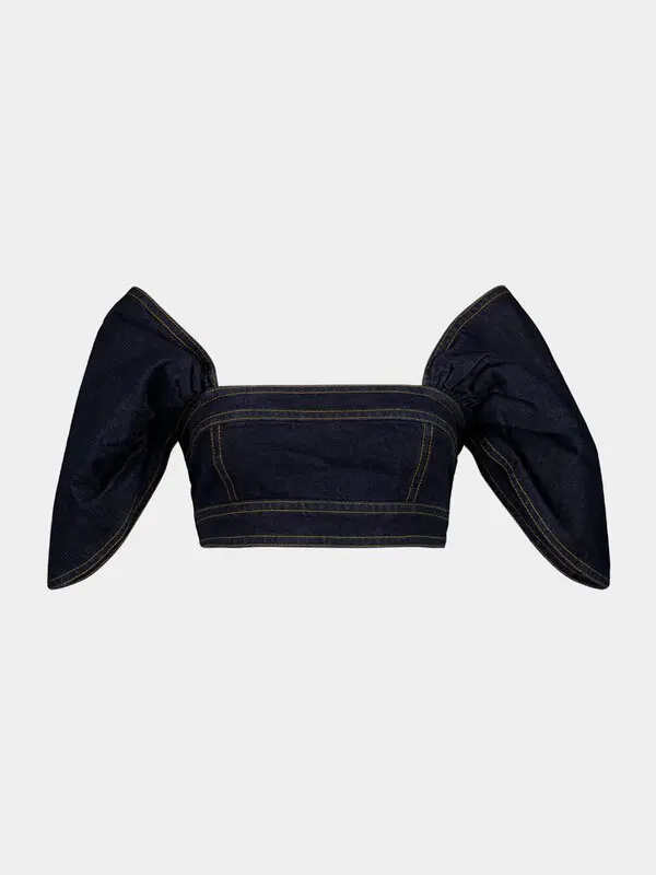 Zimmermann Rebellion Denim Bodice - Blue