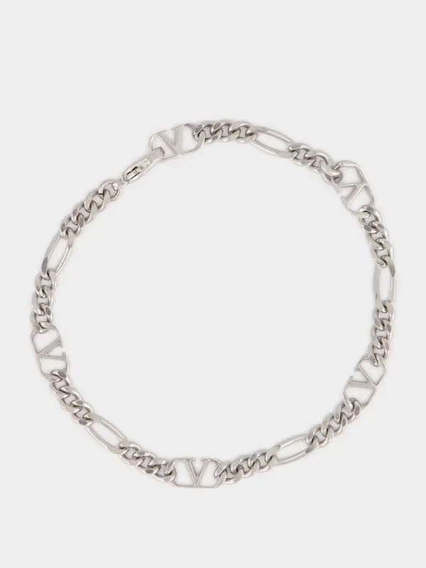 Valentino Garavani Vlogo Signature Link Bracelet - Silver
