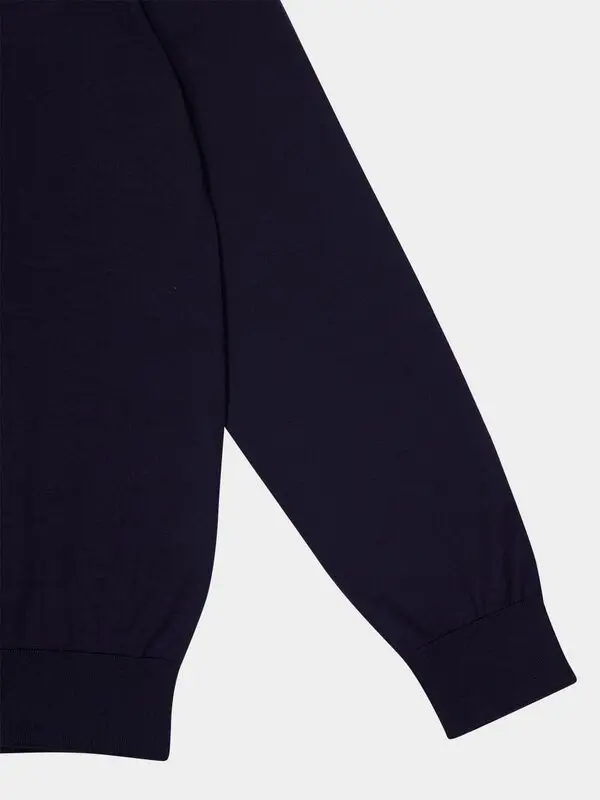 Prada Virgin Wool Crew-neck Sweater - Blue