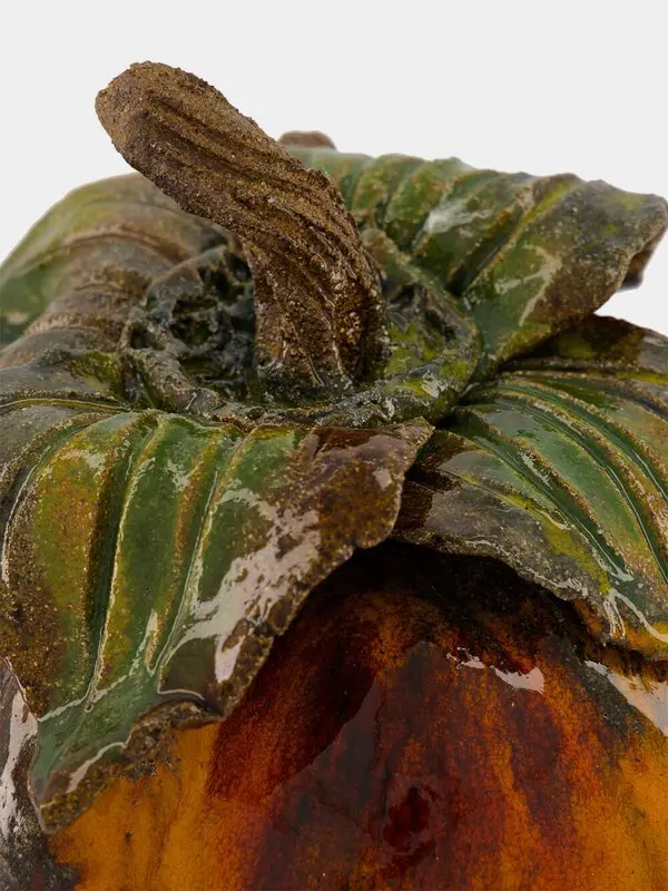 STUDIO BONGARD Extra Large Ceramic Persimmon Sculpture
