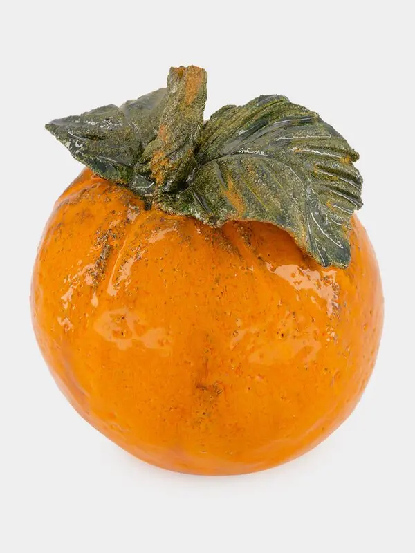 Studio Bongard Medium Large Ceramic Sculpture - Orange