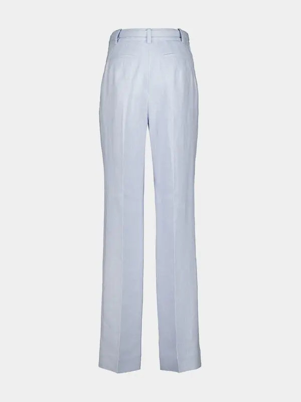 Zimmermann Pinstripe Linen Trousers