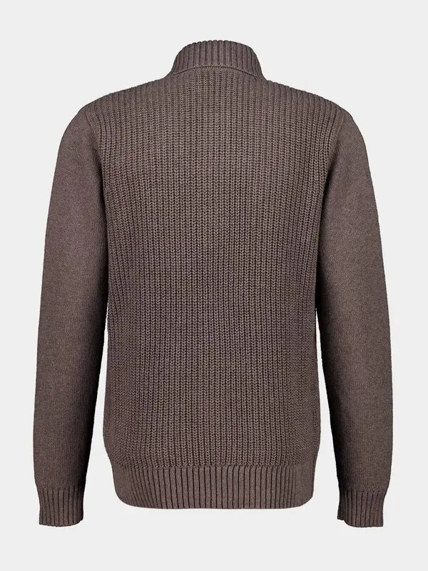Frescobol Carioca Cedra Grey Romano Cotton-cashmere Polo