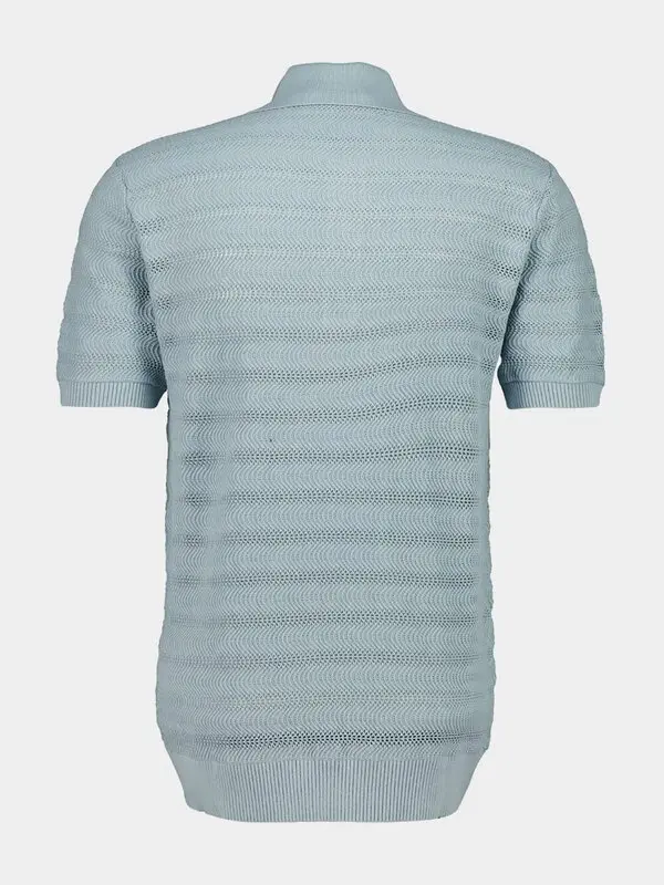 Frescobol Carioca Coastal Vidal Cotton Jacquard Polo