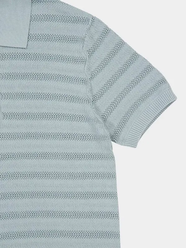 Frescobol Carioca Coastal Vidal Cotton Jacquard Polo