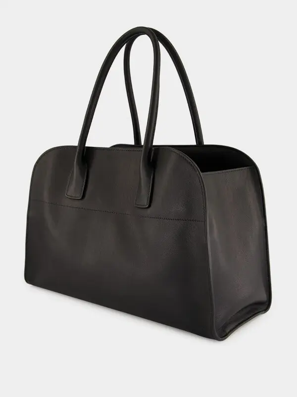 Prada Leather Tote Bag - Black