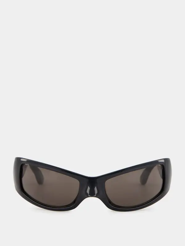 Balenciaga Raven Cat-eye Sunglasses - Black