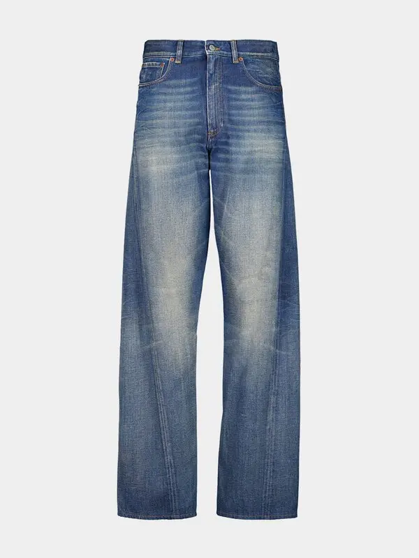 MAISON MARGIELA Wide-leg Denim Jeans - Blue