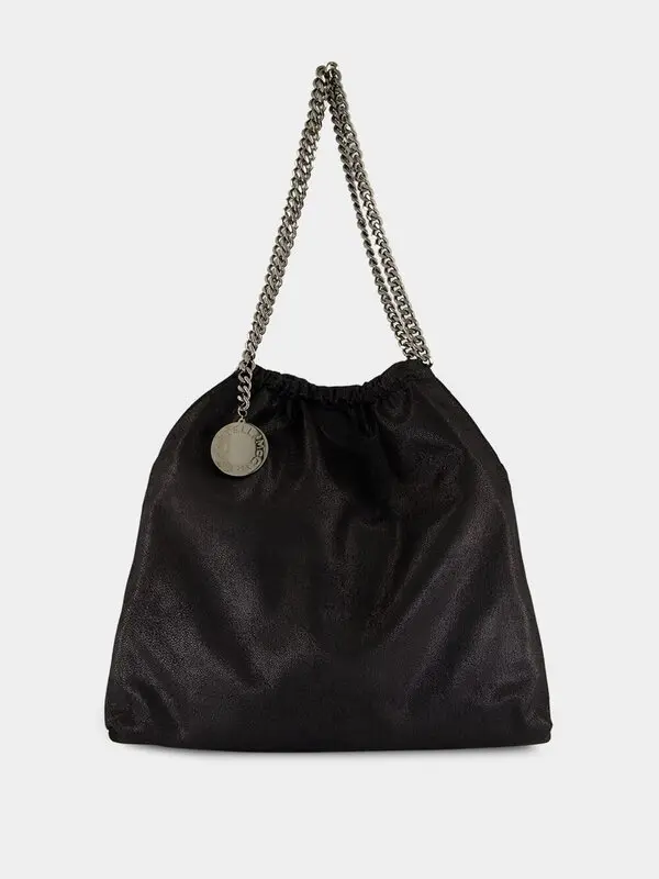 Stella McCartney Falabella Medium Drawstring Bag - Black