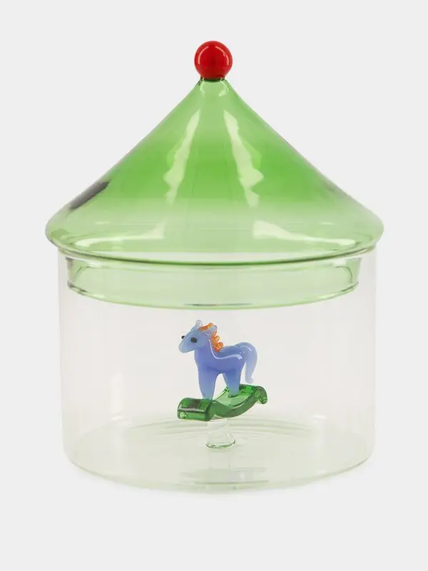ICHENDORF MILANO Rocking Horse Glass Box