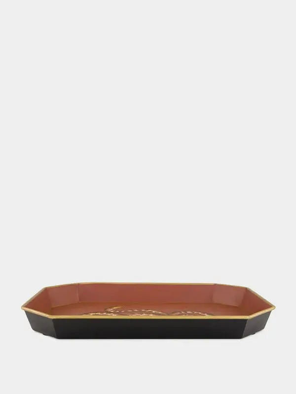 LES-OTTOMANS Hand-painted Snake Tray