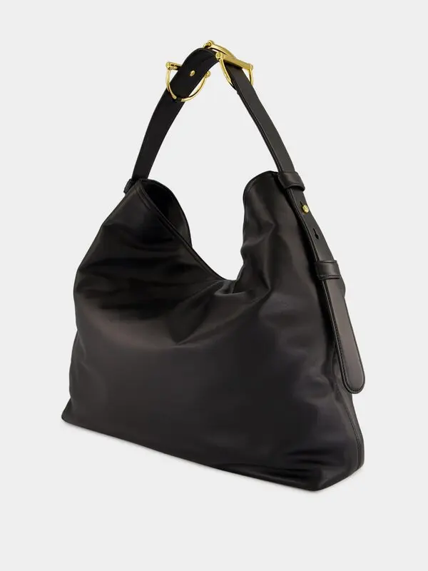 Gucci Leather Beatrix Large Tote Bag - Black