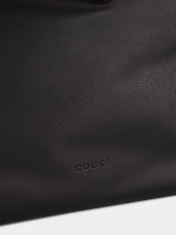 Gucci Leather Beatrix Large Tote Bag - Black