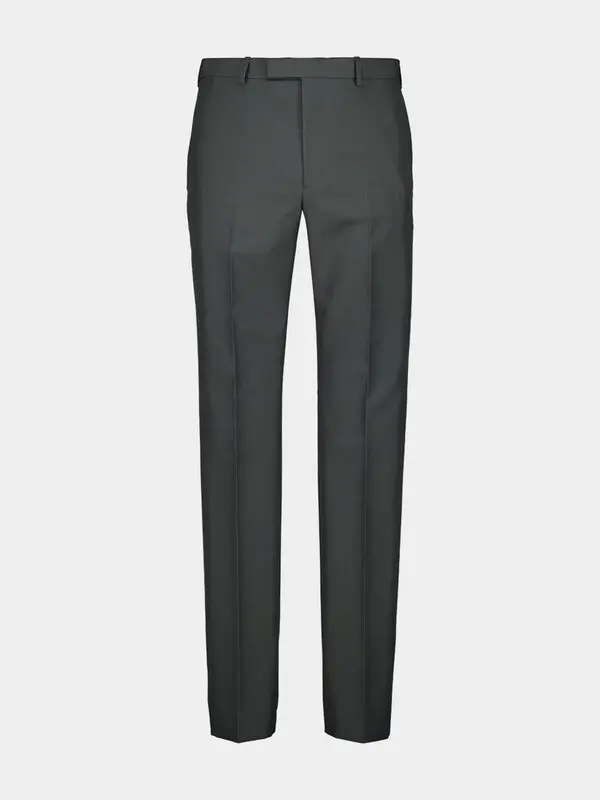 Gucci Straight Fit Technical Panama Trousers - Grey