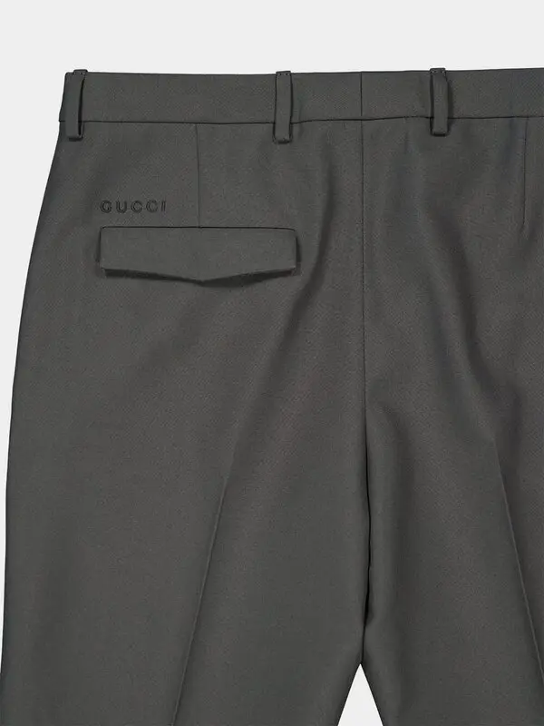 Gucci Straight Fit Technical Panama Trousers