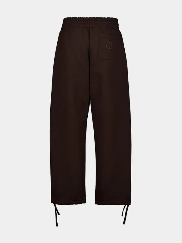 Gucci Dark Cotton Jersey Joggers