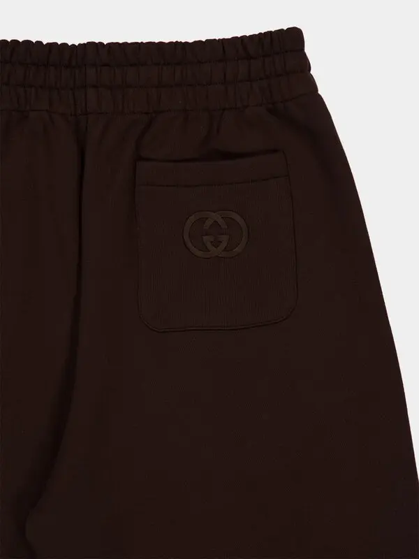 Gucci Dark Cotton Jersey Joggers