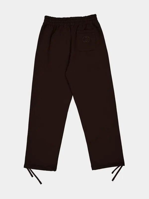 Gucci Dark Cotton Jersey Joggers
