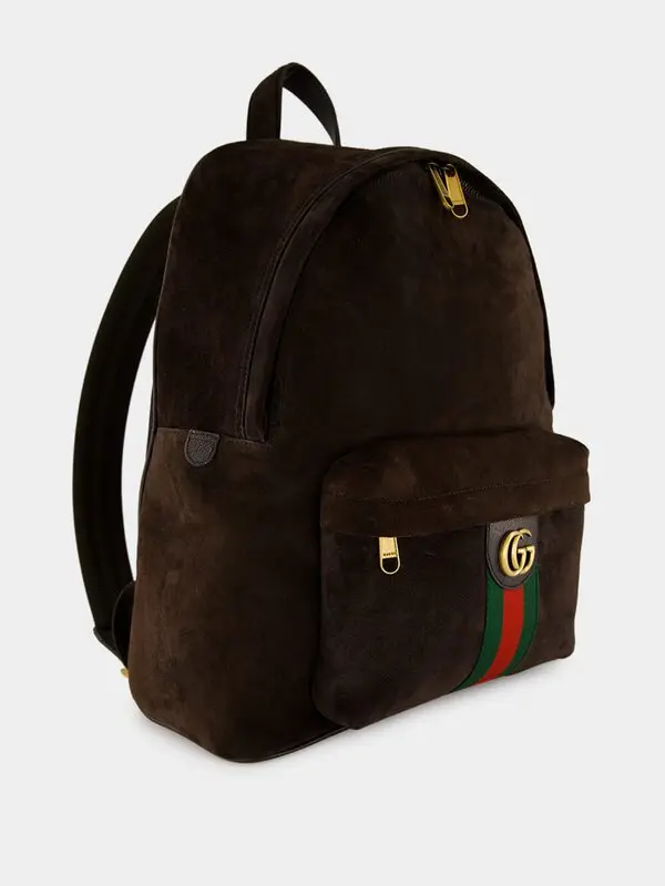Gucci Ophidia Suede Backpack