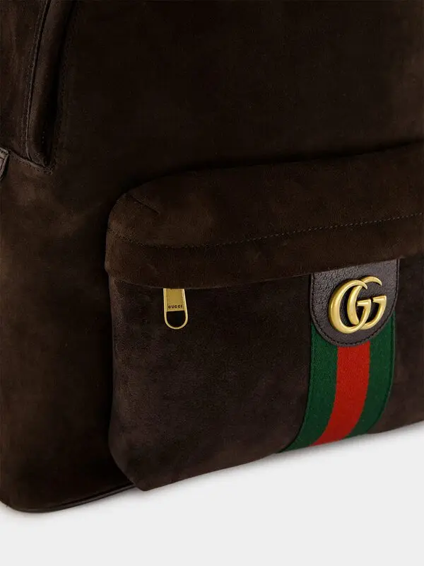 Gucci Ophidia Suede Backpack