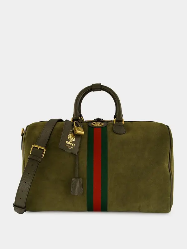 Gucci Savoy Medium Duffle Bag - Green