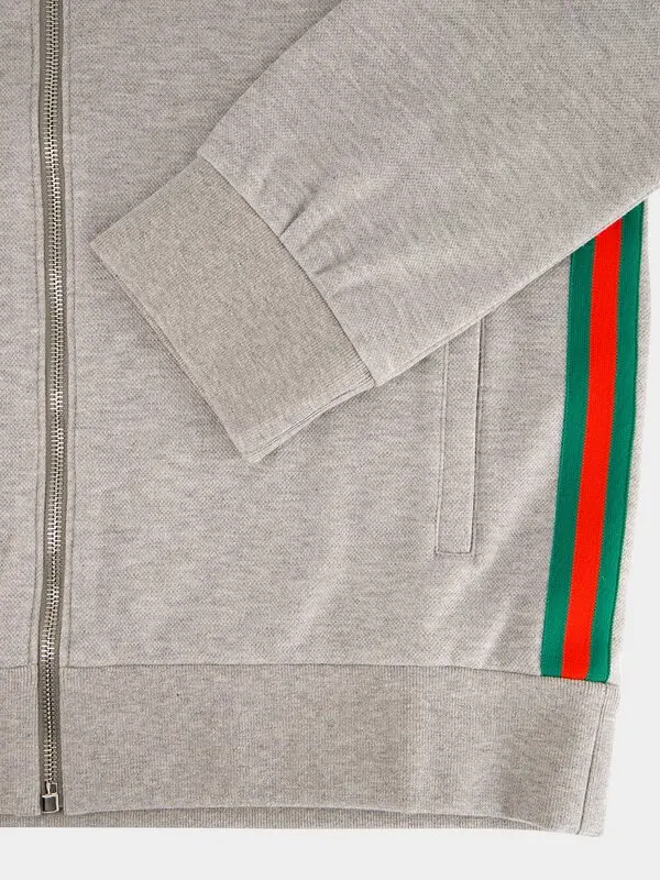 Gucci Mélange Cotton Zip Jacket