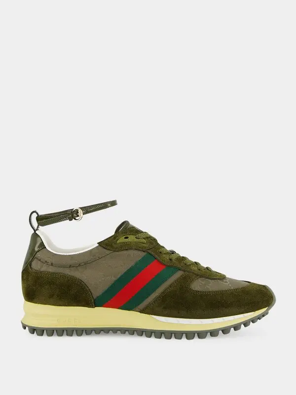 Gucci Re-motion Gg Nylon Trainers - Green